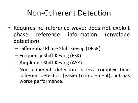 coherent and non coherent detection of ask fsk and qask ppt