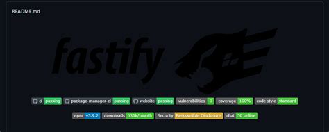 logo in github dark mode is almost invisible · issue 2779 · fastify