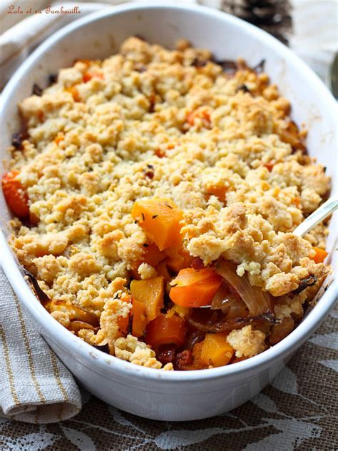 Crumble De Butternut Carottes Au Chorizo Lolo Et Sa Tambouille