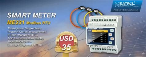 Meatrol Me231 Multifunction Harmonic Volt Energy Kwh Power