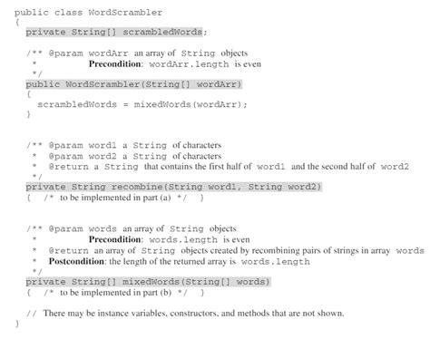 Solved Notes Assume That The Classes Listed In The Java
