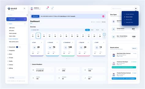 Ahad Admin Dashboard Behance