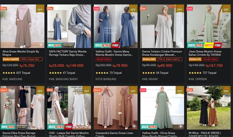 Rekomendasi Toko Gamis Di Shopee Dengan Model Terbaru