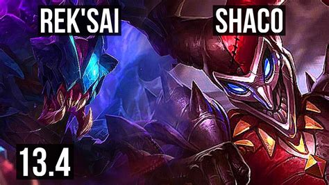 Reksai Vs Shaco Jng 504 12m Mastery 400 Games Kr Master