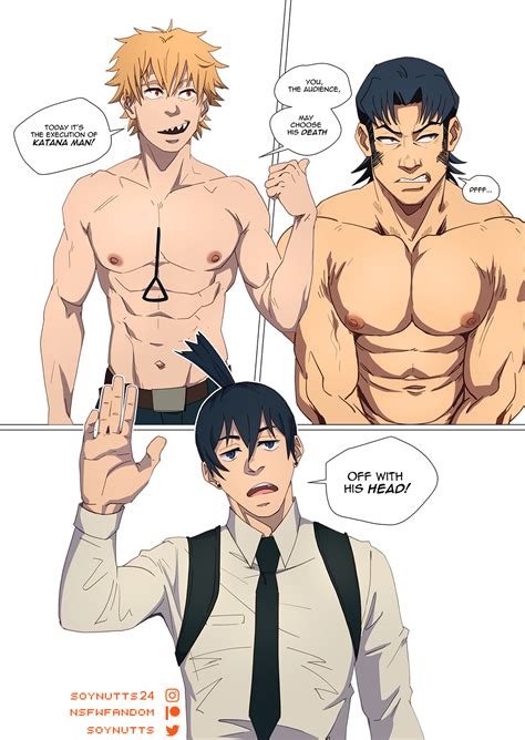 Post 5573624 Akihayakawa Chainsawman Denji Katanaman Soynutts Comic