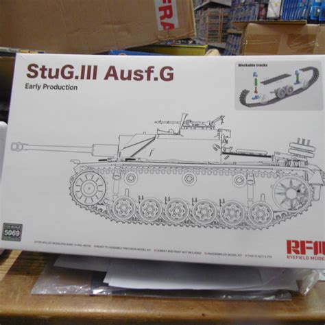Ryefield Models 5069 Stug Iii Ausf G Early Production Uk Model Railway Locomotives Rolling