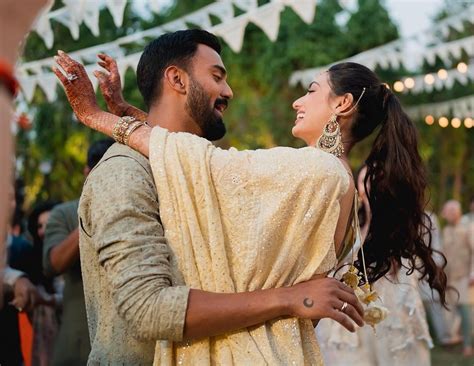 Pix Rahul Athiya Dance Their Hearts Out Rediff Cricket