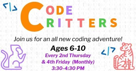 Code Critters Sdpb