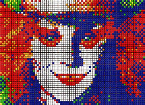 Pin By Kitslams Art On Rubiks Cube Mosaics Pixel Art Rubiks Cube