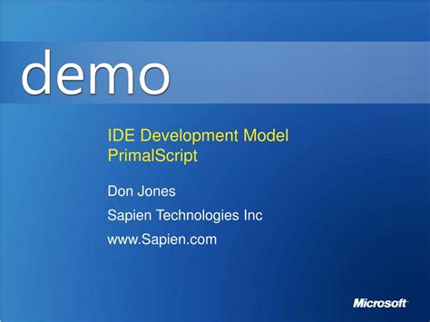 Ppt Mgt305 Windows Powershell Next Generation Command Line Scripting