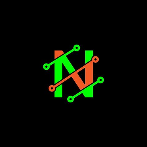 Premium Vector N Tech Logo Design Template N Tech Logo N Technology Vector
