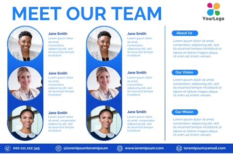 Copy Of Company Meet Our Team Postermywall