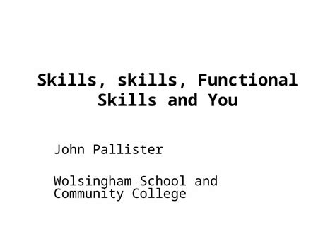 Ppt Functional Skills Year 8 Introduction Dokumen Tips