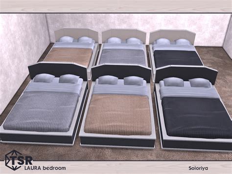 The Sims Resource Laura Bedroom Bed