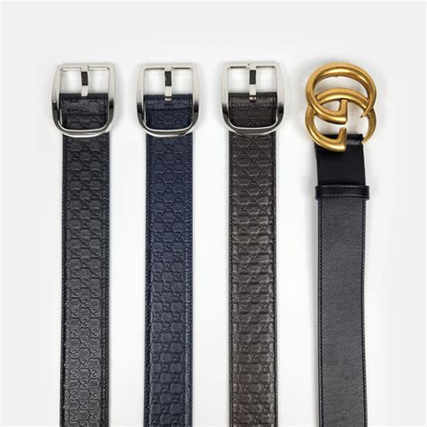 구찌 Gucci 자동 스틸 버클 악어 패턴 남성용 벨트 폭 cm 쇼플렉스