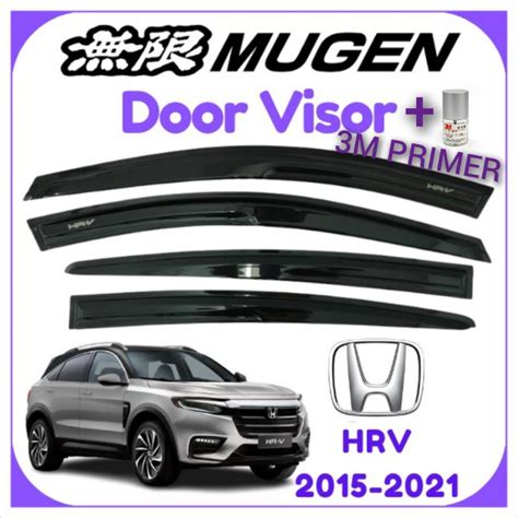 HONDA HR V 2015 2021 Door Visor Air Press Window Mugen Style Acrylic