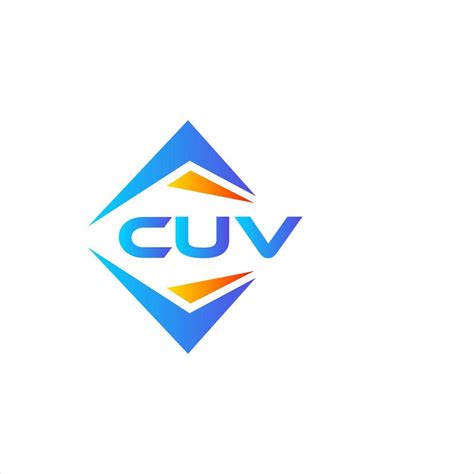 Cuv Abstract Technology Logo Design On White Background Cuv Creative