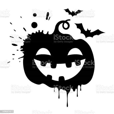 미소와 박쥐가있는 호박 카트론 호박 랜턴 할로윈 벡터 일러스트 레이 션 10월에 대한 스톡 벡터 아트 및 기타 이미지 10월