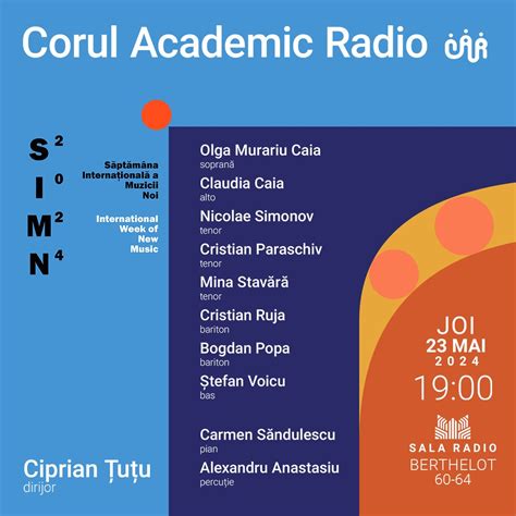 Simn Corul Academic Radio 23 Mai 2024