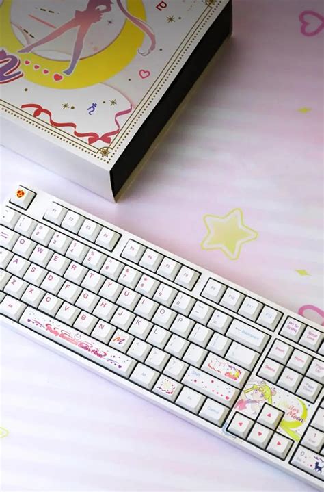 Teclado Mec Nico Gamer Sem Fio Bluetooth Sailor Moon Chaves Com Rgb Outlet Mkp