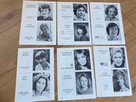 Tenko Rare Acting Z Page Set Stephanie Cole Beacham Ann Belljean