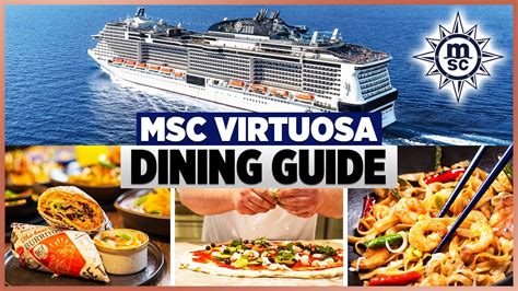 MSC Virtuosa Dining Guide 2024 YouTube
