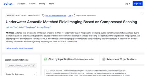 Underwater Acoustic Matched Field Imaging Based On Compressed Sensing