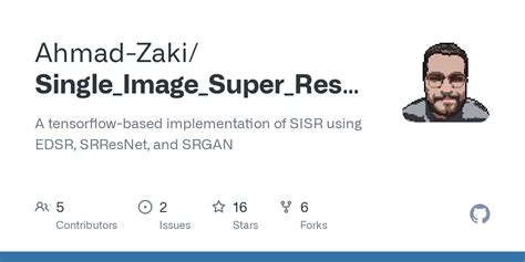 GitHub Ahmad Zaki Single Image Super Resolution A Tensorflow Based