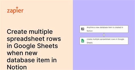 Anytime A New Database Item Is Created In Notion Create Multiple