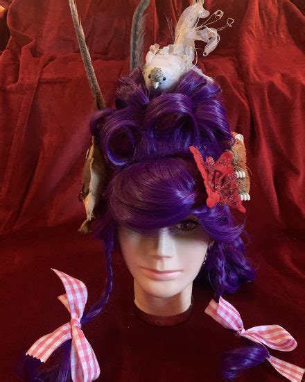 Masquerade Woodland Scene Pantomime Dame Wig To Hire Pantomime Dames