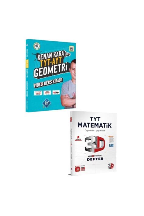 D Yayınları Kenan Kara ile TYT AYT Geometri Video Ders Kitabı TYT D Matematik Video