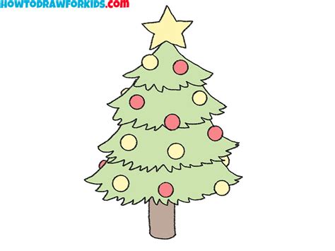 Cute Christmas Tree Drawings