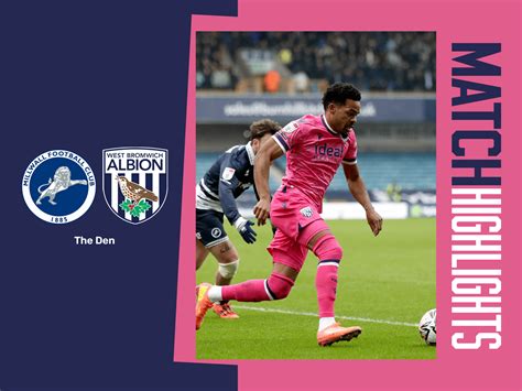 Albion 2 1 Sheffield Wednesday Match Highlights West Bromwich Albion