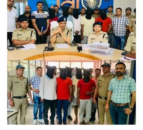 दिनदहाड़े हुई डकैती का पुलिस ने किया खुलासा 5 शातिर को किया गिरफ्तार