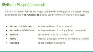 Tips For Happier Python Debugging PPT