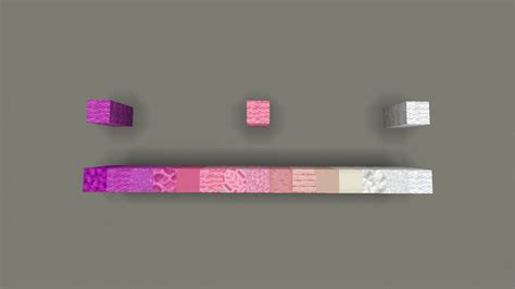Magenta To White Gradient Using New Cherry Wood Rminecraftbuilds
