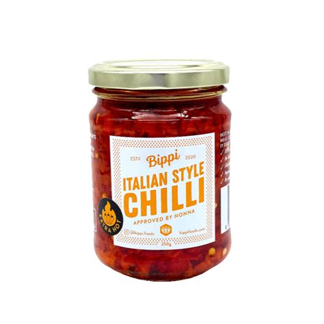 Bippi Italian Style Chilli Extra Hot 250g Bam Bread And Milk