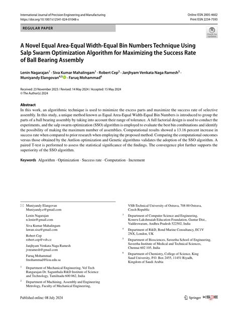 Pdf A Novel Equal Area Equal Width Equal Bin Numbers Technique Using