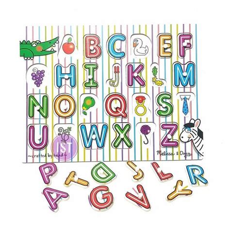 Jual Jual Puzzle Papan Kayu Abjad Huruf Besar Nons3009 Shopee Indonesia