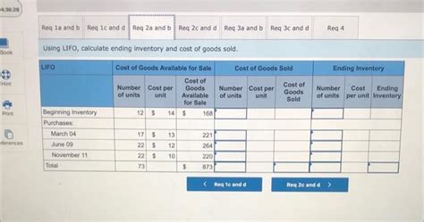 Solved Exercise 6 5 Algo Calculate Inventory Amounts When