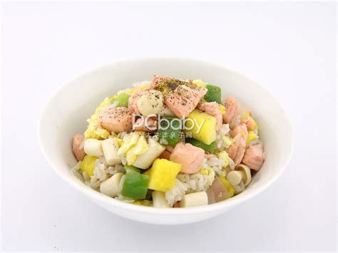 三文鱼菠萝炒饭 宝宝食谱 亲子图库 太平洋亲子网