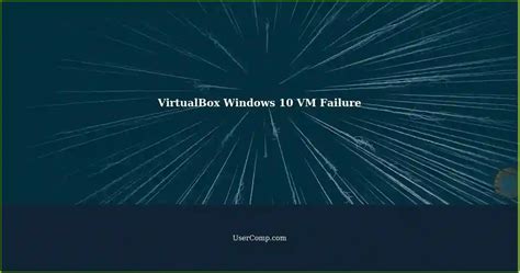Virtualbox 7020 Creating A Windows 10 Vm Fails With Result Code E