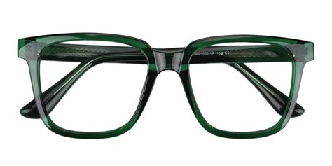 Blossom Square Green Frame Glasses Abbe Glasses