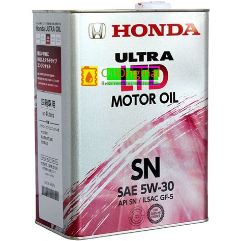 Моторное масло Honda Ultra LTD 5w30 (0821899974)