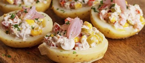 Patatas rellenas frías en Olla GM Recetas Cecotec Mambo Cecofry