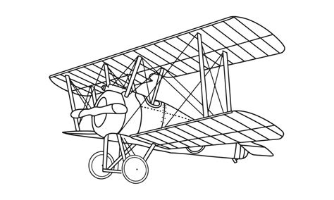 Avion Dessin Illustration Vectorielle Dart En Ligne Pour Livre De