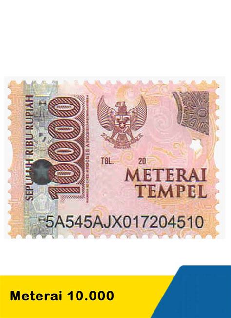 Gambar Materai 10000 55 Koleksi Gambar