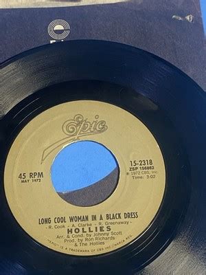 Hollies Long Cool Woman In A Black Dress 45rpm 1972 Zsp157284 Vinyl