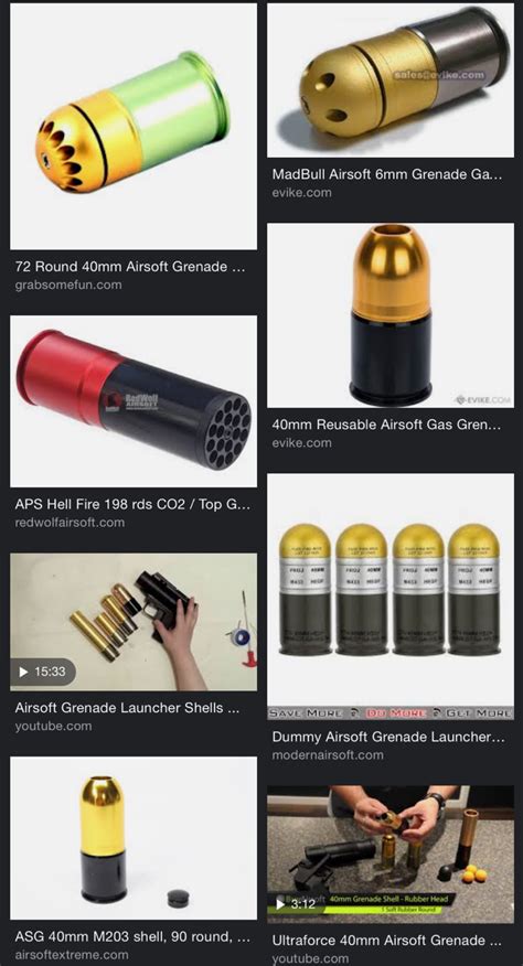 Airsoft Grenade Launcher Shell