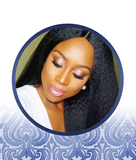 Kinky Straight Middle Part Wig The Wig Factory